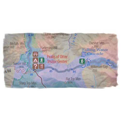 Detailed Guidemap to the Blue Ridge Parkway: Northern Section – Virtual ...